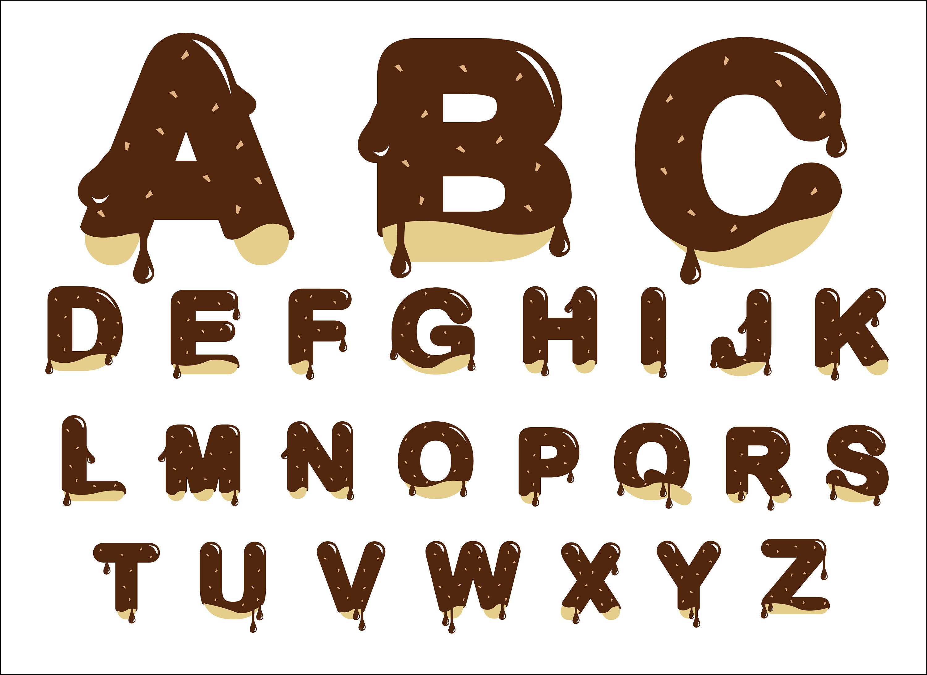 Melting Chocolate Font
