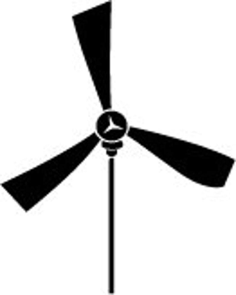 Windmill Bundle Wind Turbine SVG PNG DXF - Etsy