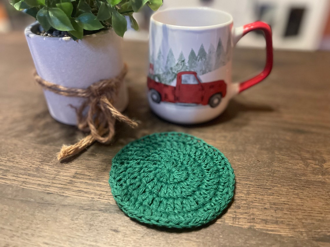 Easy and Fast Coaster Crochet Pattern, Beginner Crochet Pattern, Easy ...