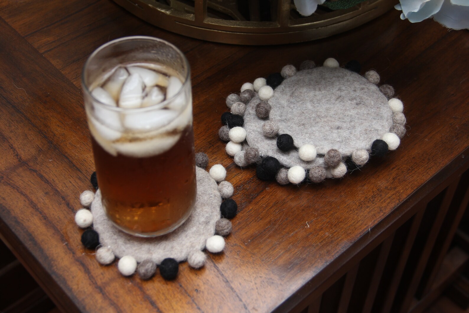 Absorbent Coasters for Drinks Set of 4 Perfect Home Decor | Etsy