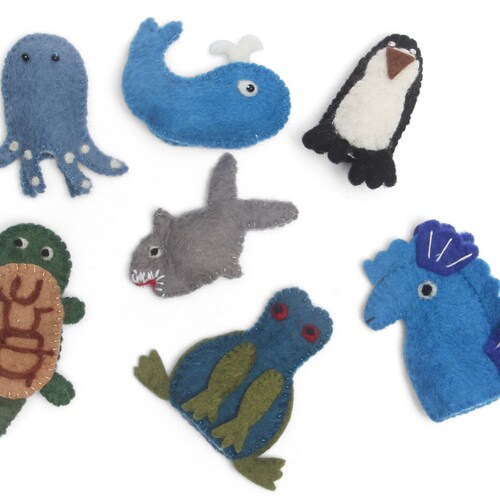 Forest Animals Finger Puppets-children Puppets-quiet | Etsy
