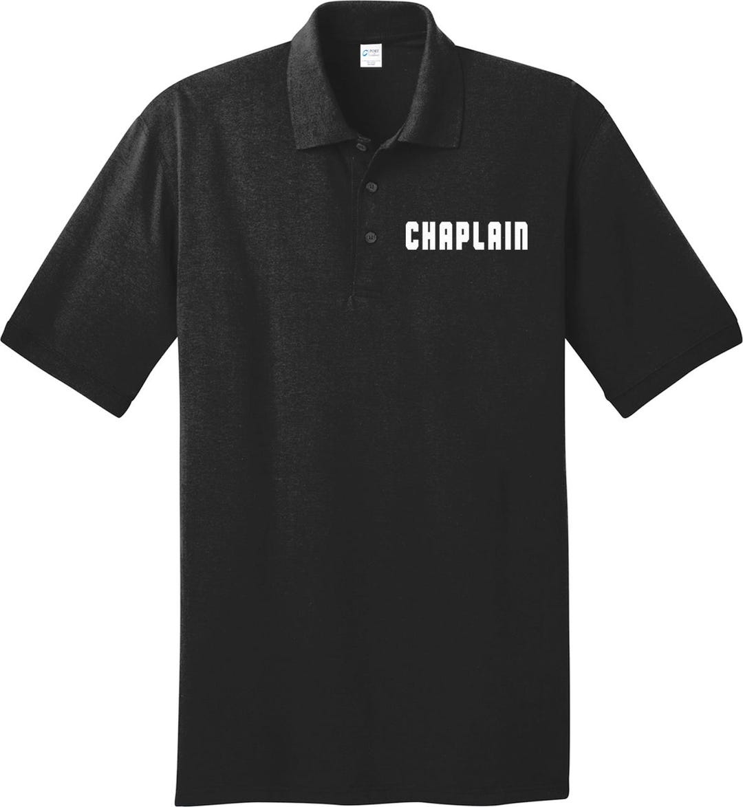 Embroidered First Responder Chaplain Unisex Uniform Polo Shirts for ...