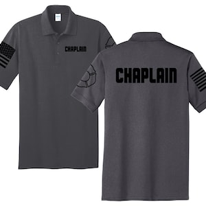 First Responder Chaplain Unisex Uniform Polo Shirts for Fire Dept, EMS ...