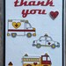 Thank You Card for First Responders, Gold Line Dispatcher Gift Card ...