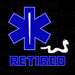 Retired EMS, Paramedic, EMT, Nurse, Doctor, Emergency Medicine T Shirt ...