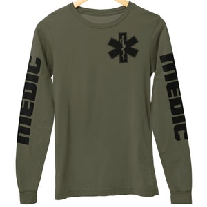 Long Sleeve Medic - Paramedic, EMT, EMS, Emergency Medical Provider ...
