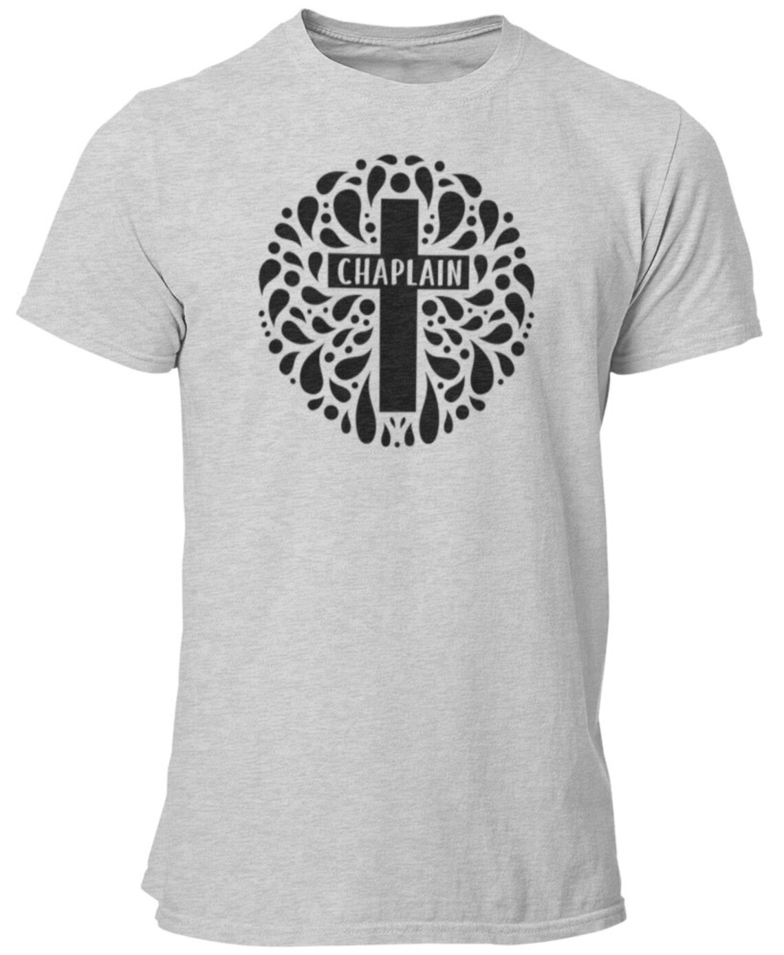 Retro Look Chaplain Unisex T Shirt for Pastors, Ministers & Priests ...
