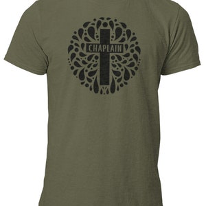 Retro Look Chaplain Unisex T Shirt for Pastors, Ministers & Priests ...