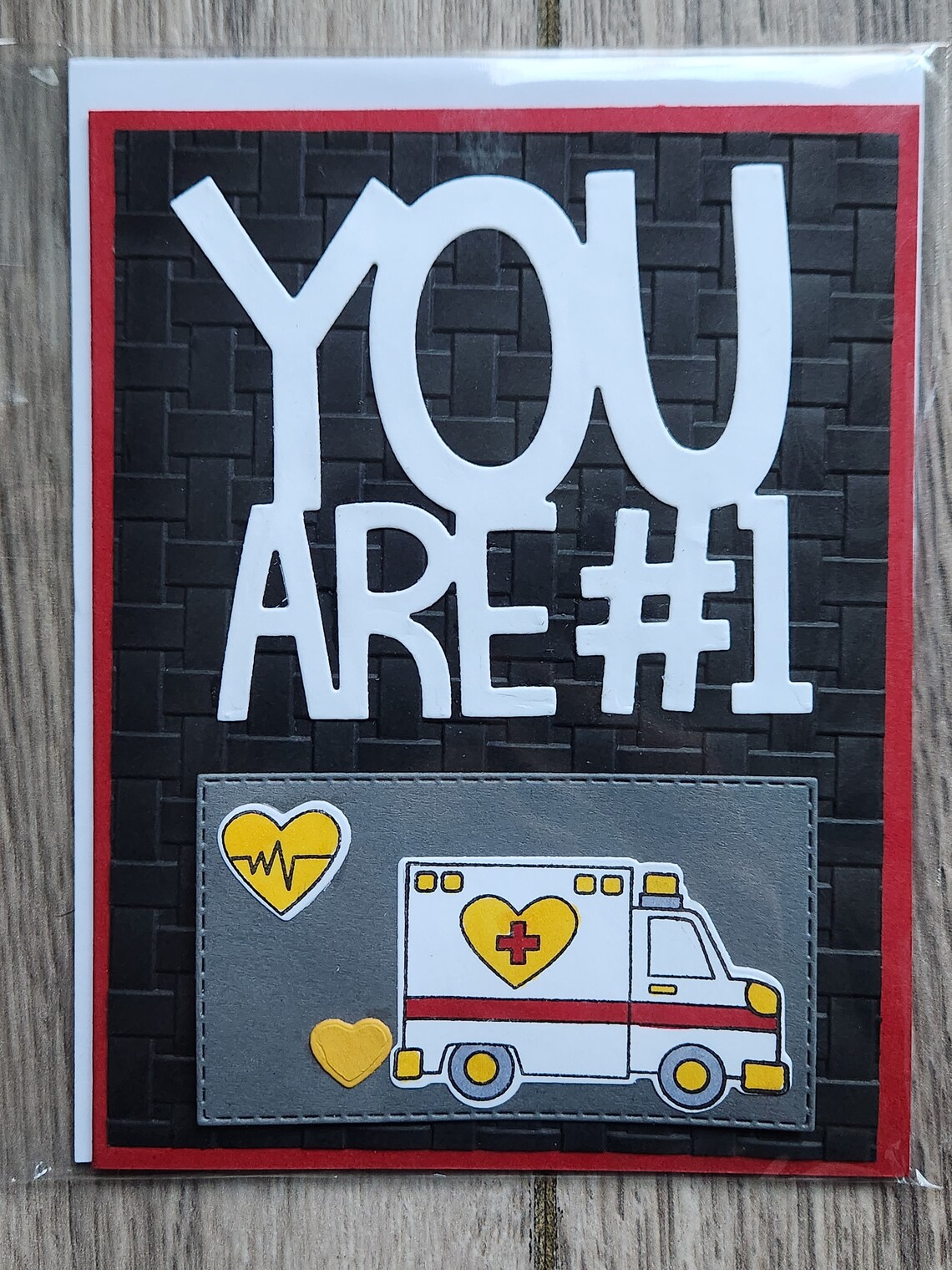 Handmade Thank You Card: EMS Rescue Gift for First Responders - Etsy