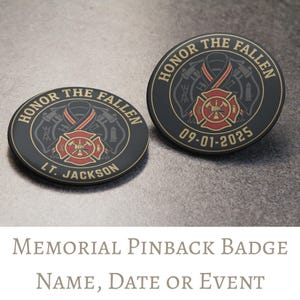 Firefighter Memorial Ribbon - Etsy