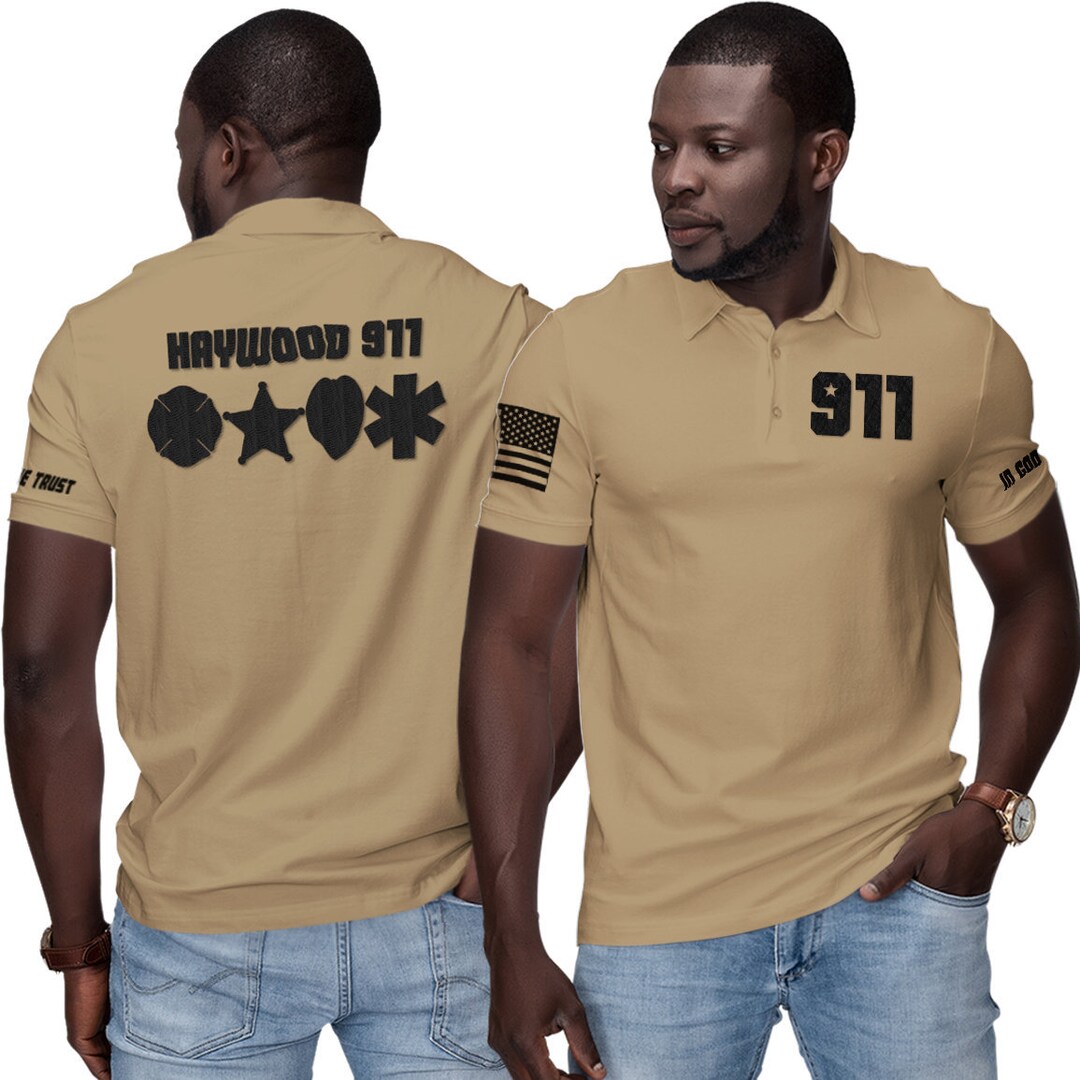 911 Public Safety Dispatcher Telecommunicator Unisex Uniform Polo ...