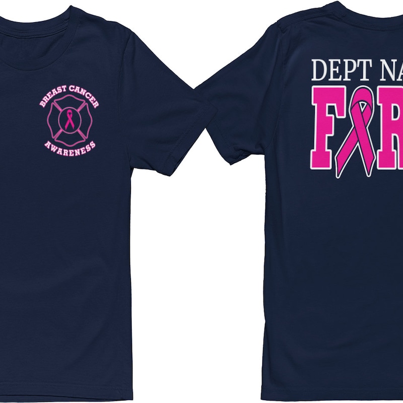 Firefighter Breast Cancer Awareness Shirts - Etsy