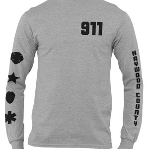 911 Dispatcher Tactical Style Unisex Long Sleeve T Shirt - Etsy