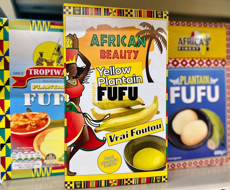 Ivorian Dish: Plantain Fufu, Vrai Foutou, Premium Selections, for Your ...
