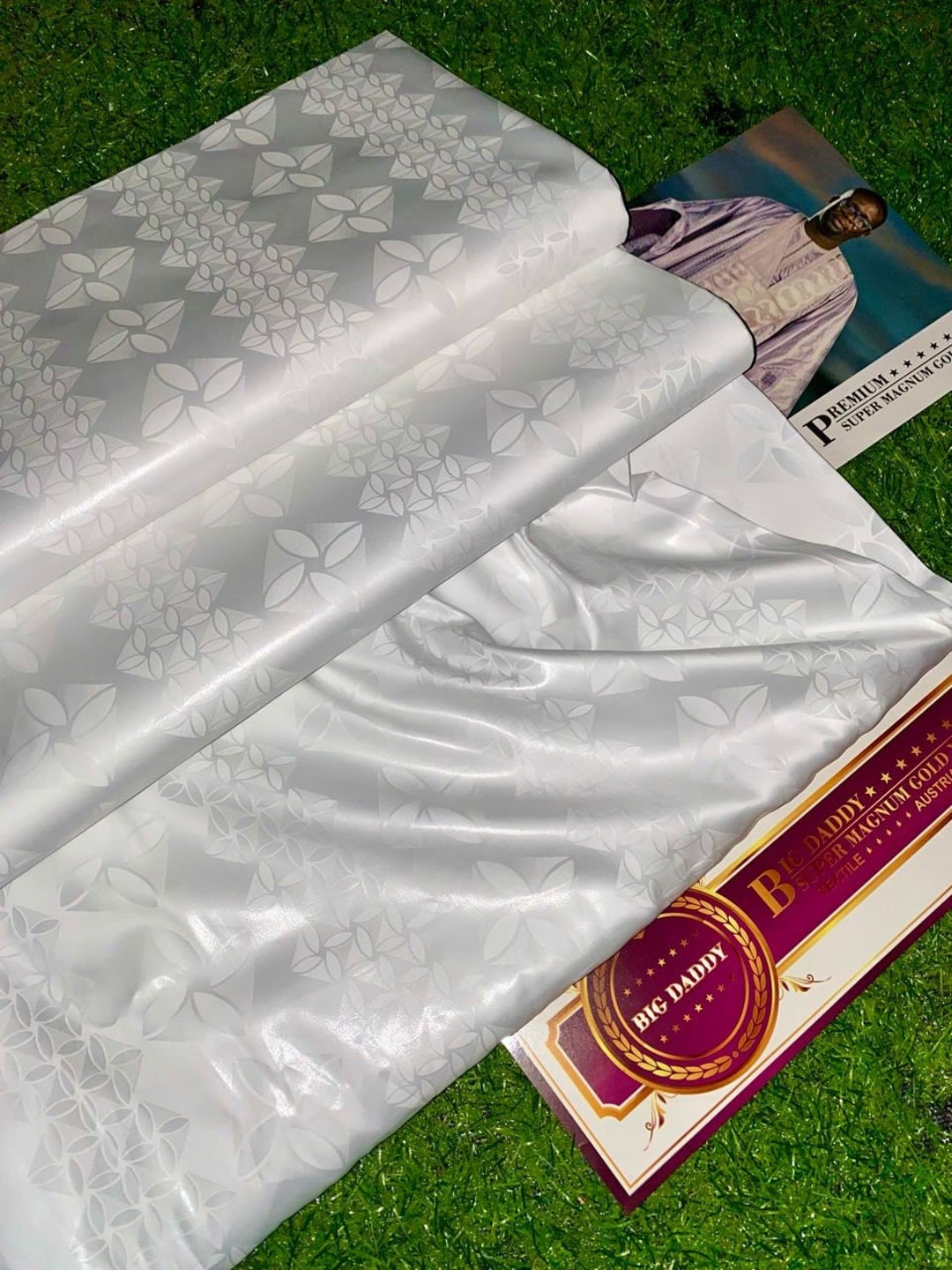 5 Meters Bazin Riche Super Magnum Gold XXXL Austria, African ...