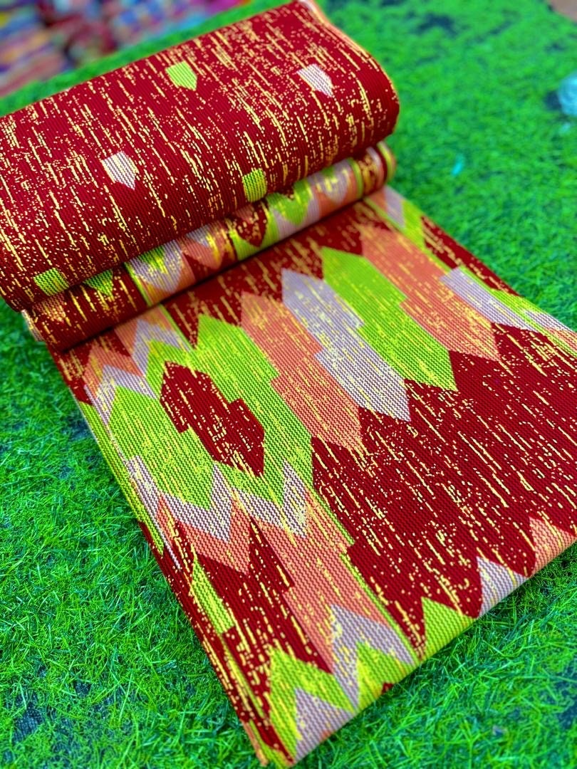High Quality West African Kente Fabrics, Traditional Wedding Fabrics ...