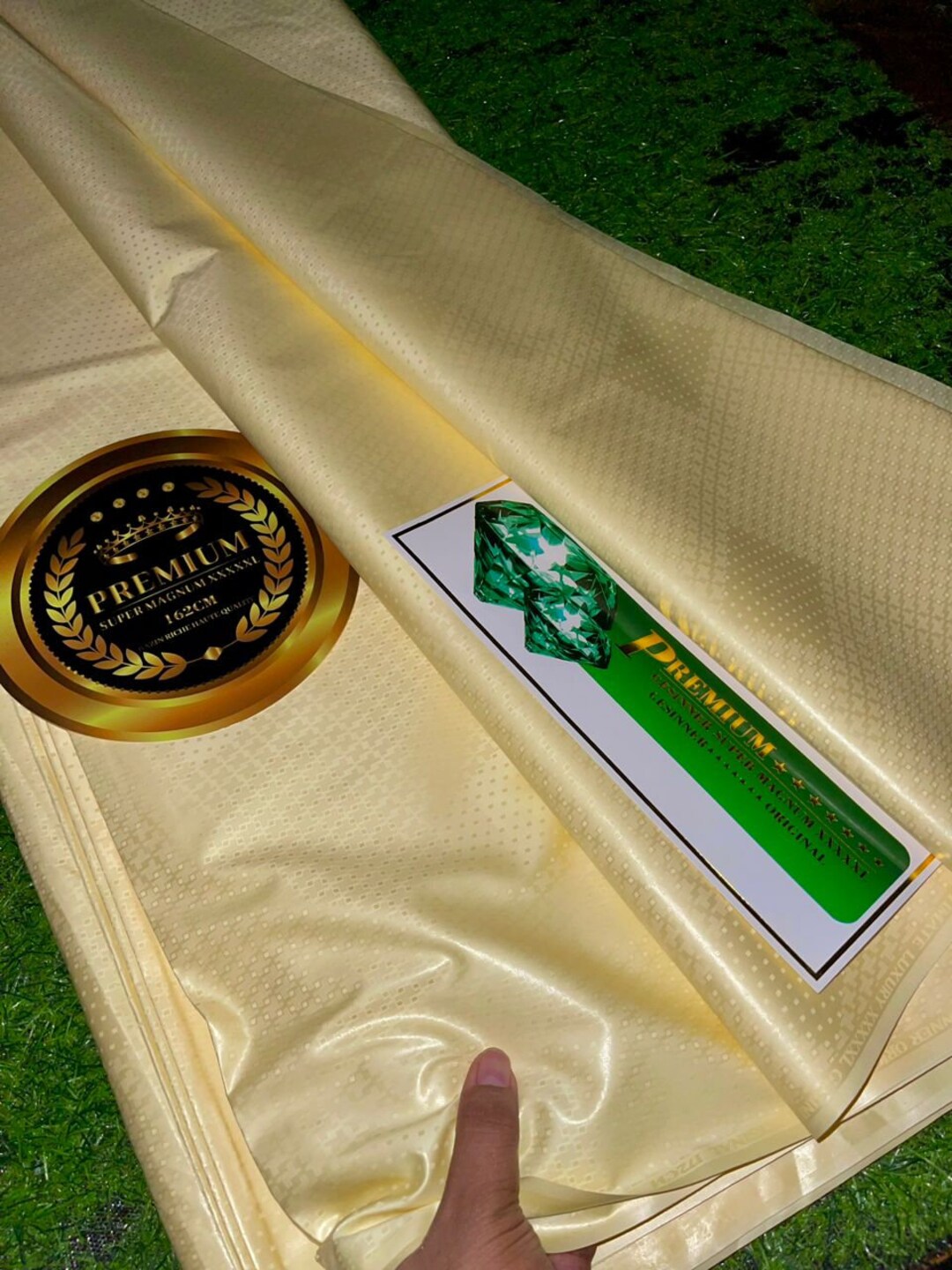 Luxury West African Fabrics: 5 Meters Top Quality BAZIN Riche Fabrics ...