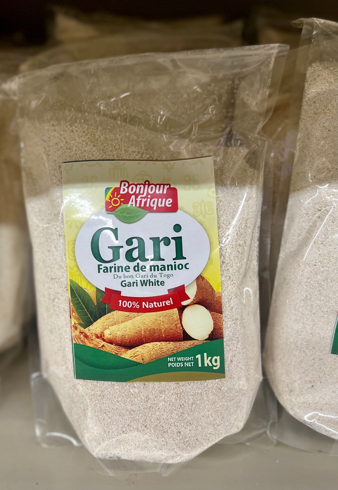 Gari 1KG, Great Quality, Togo Gari, 2.2 Lbs, African White Cassava ...