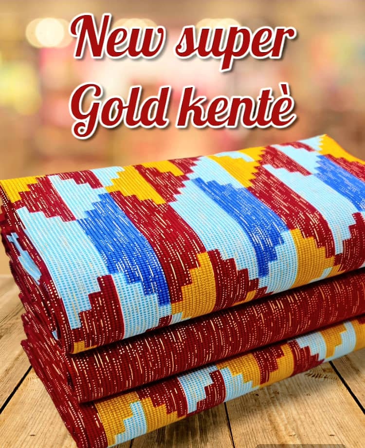 6 Yards Ghana Kente Cloth, Ivory Coast Kente Fabrics, High Quality ...