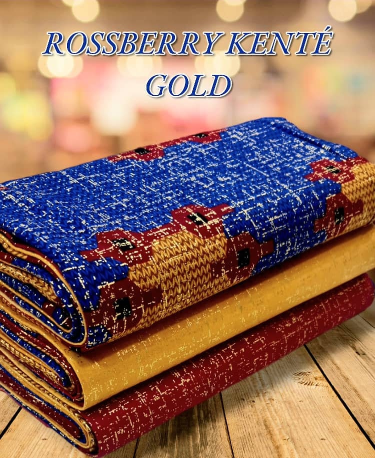 6 Yards Unique African Kente Gold Fabric, Free 3-5 Day Shipping, Modern ...