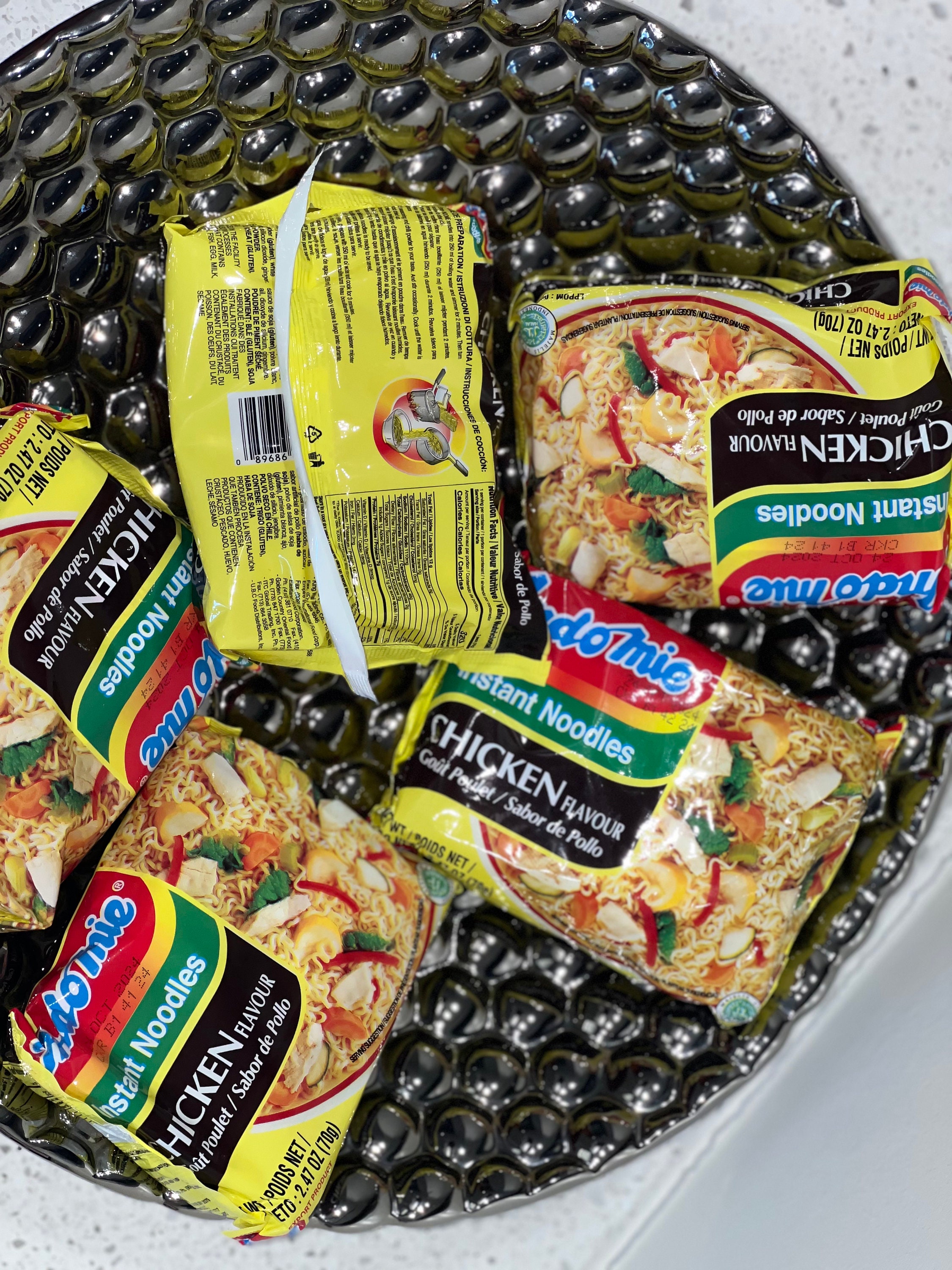 Pack of 5 Indomie Chicken Flavor Instant Nigerian Noodles, Original ...