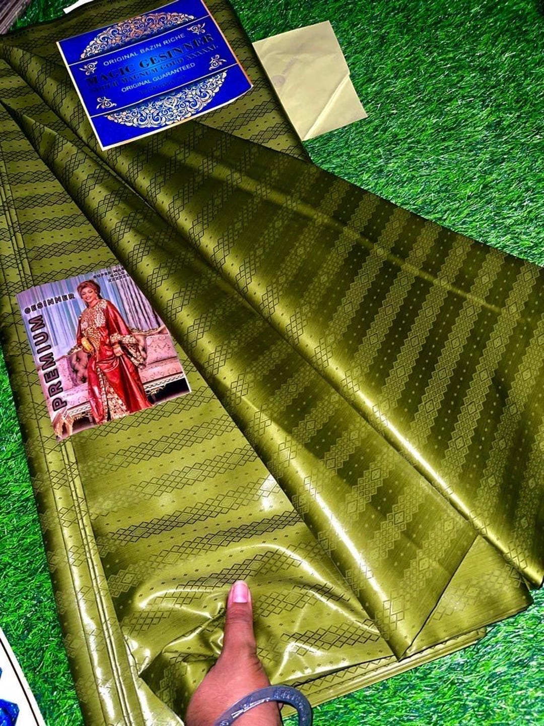 5 Meters, Luxurious Bazin Riche,premium Quality. Sénégalaise, Mali ...