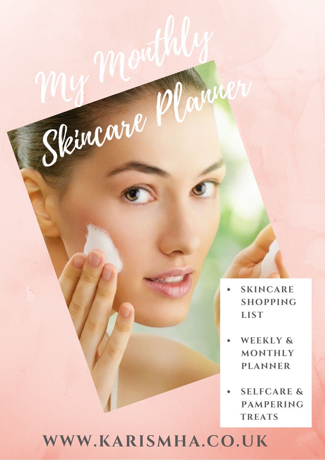 Skincare Monthly Planner, Beauty Routine Planner, Skincare Checklist ...
