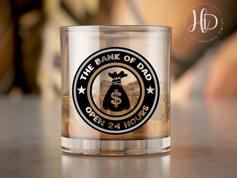 Funny Bank of Dad SVG, Father's Day Cut File for Cricut and Silhouette ...