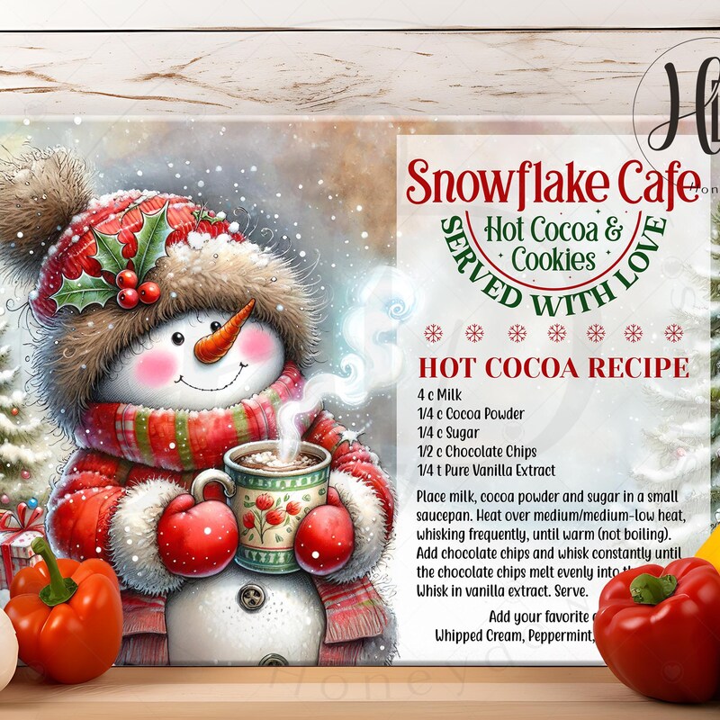 Snowflake Hot Cocoa Svg - Etsy