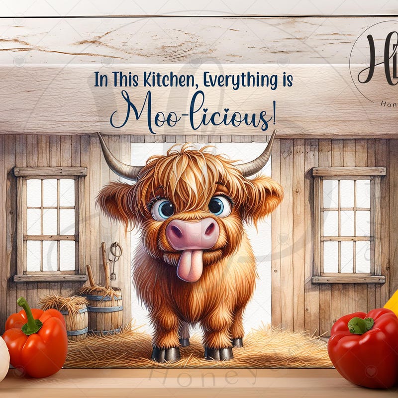 Western Pictures Cow - Etsy