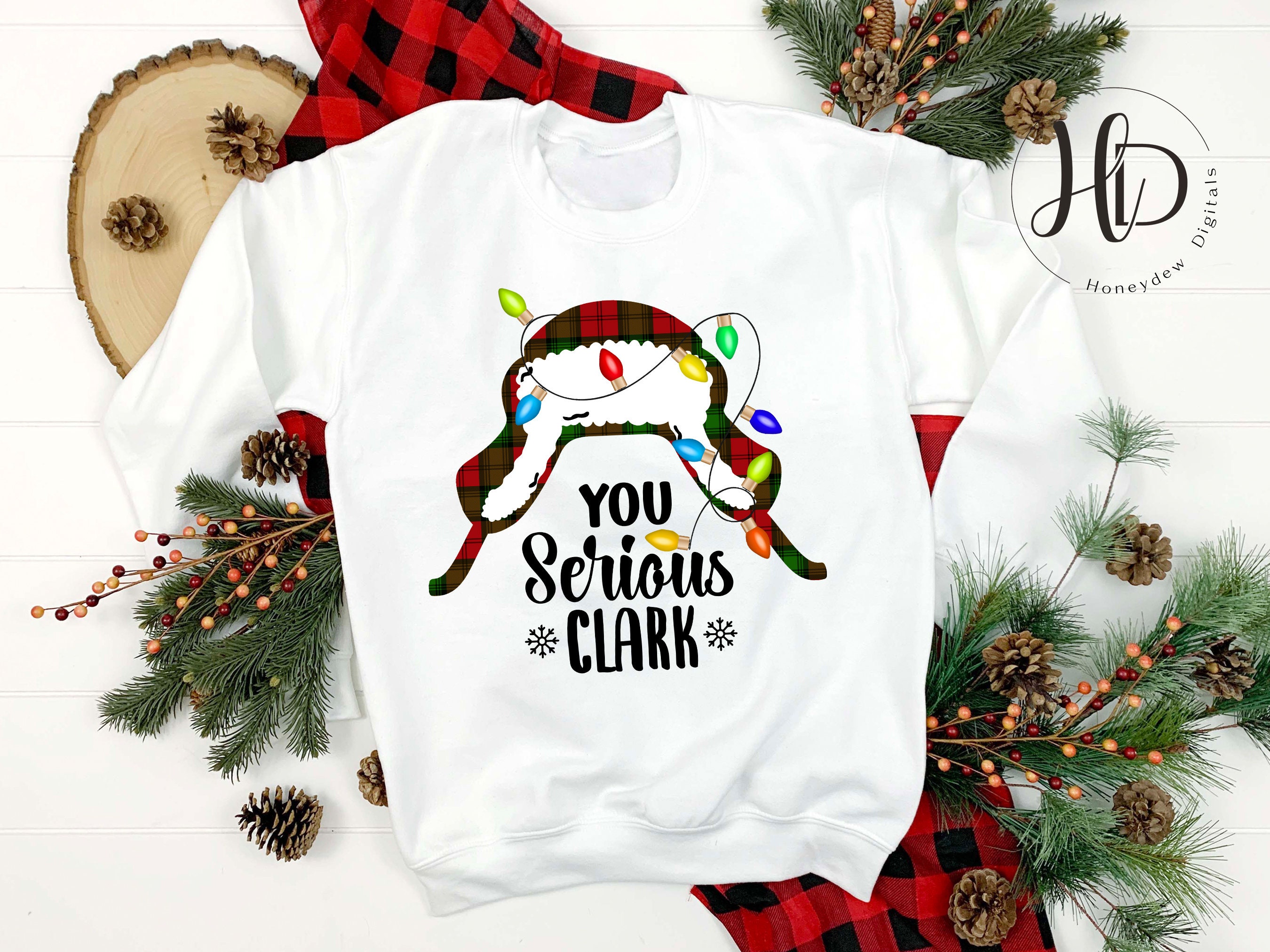 Are You Serious Clark SVG, Funny Christmas Shirt SVG, You Serious Clark ...