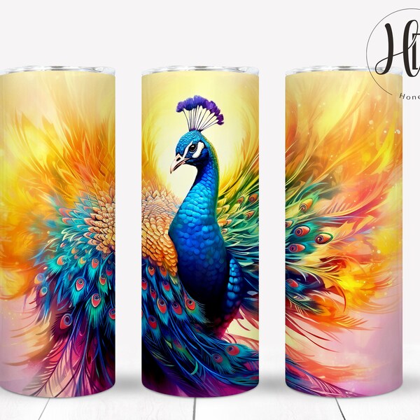 Alcohol Ink Peacock - Etsy