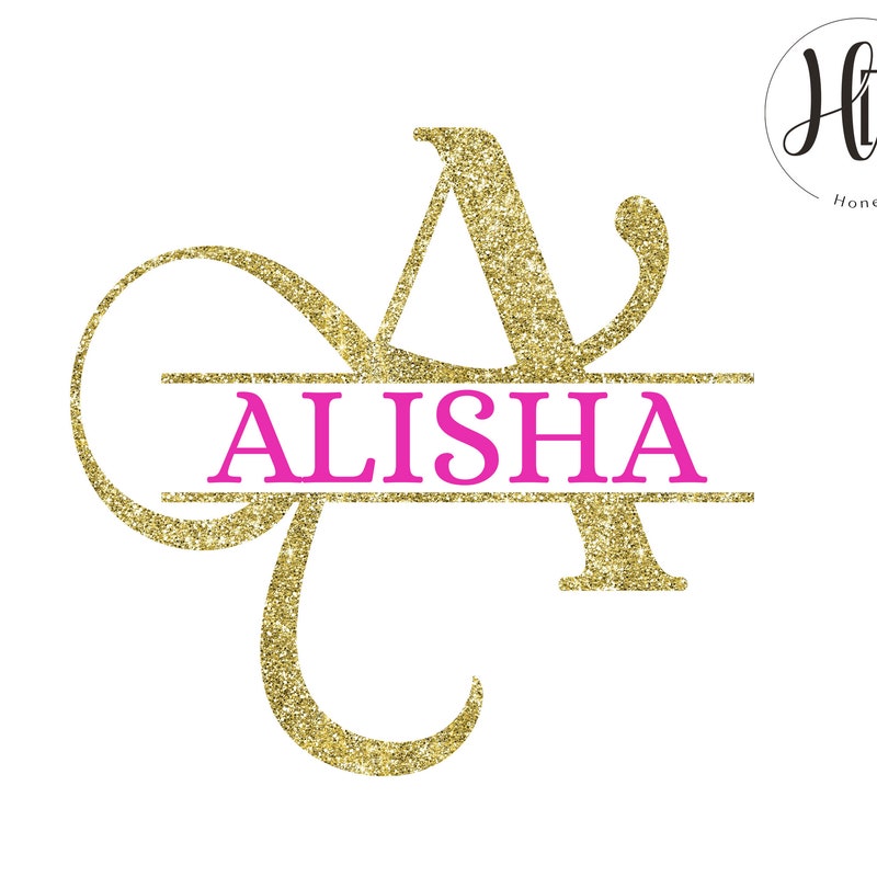 Fancy Initial Design - Etsy UK