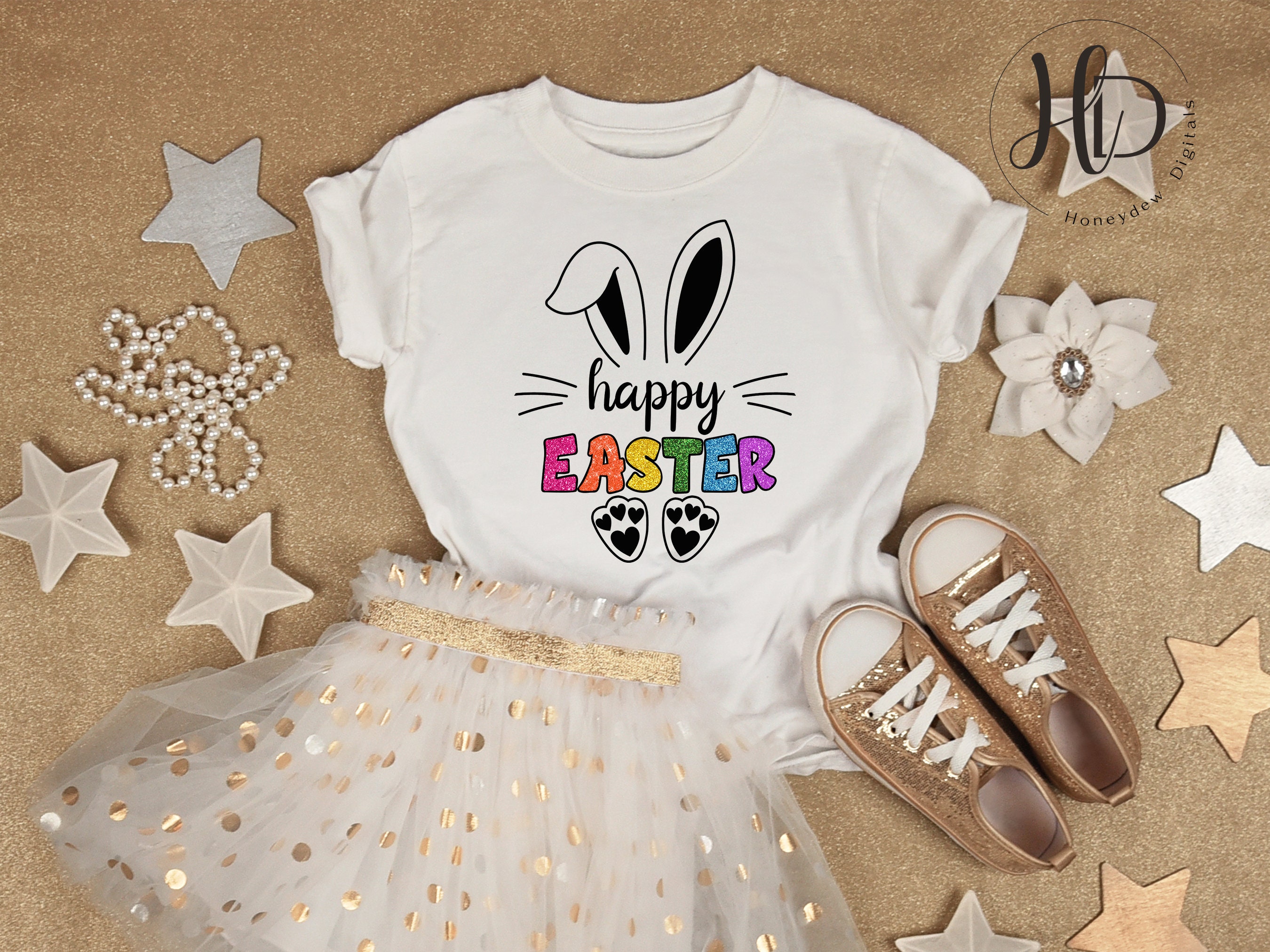 Bunny Ears Split SVG Bundle Happy Easter SVG Bundle Easter - Etsy