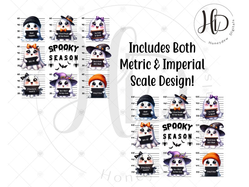 Funny Ghost 20oz Skinny Tumbler Wrap, Spooky Season Halloween Mugshot ...