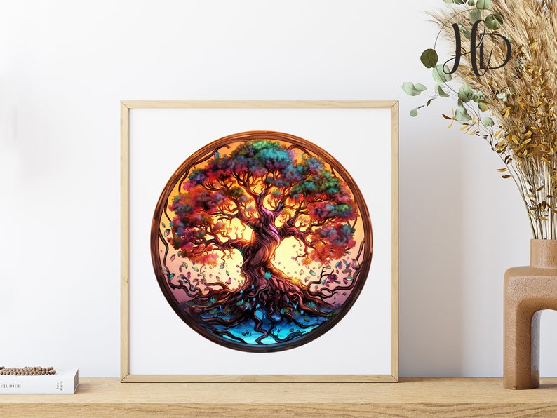 Tree of Life Sublimation Designs, Watercolor Tree of Life Clipart ...