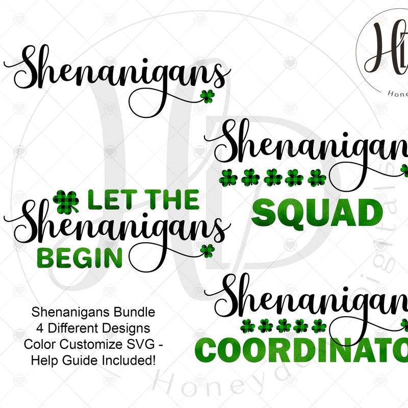 Shenanigans Svg - Etsy