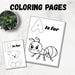 ABC Animal Coloring Pages: Fun Kids Activity (digital Download, PDF) - Etsy