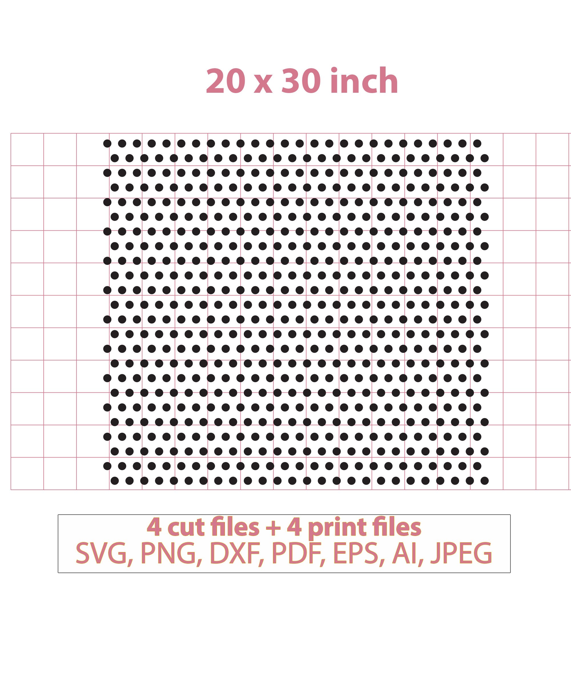 Polka Dot Svg Polka Dots Patterns Svg Polka Dot Textures | Etsy