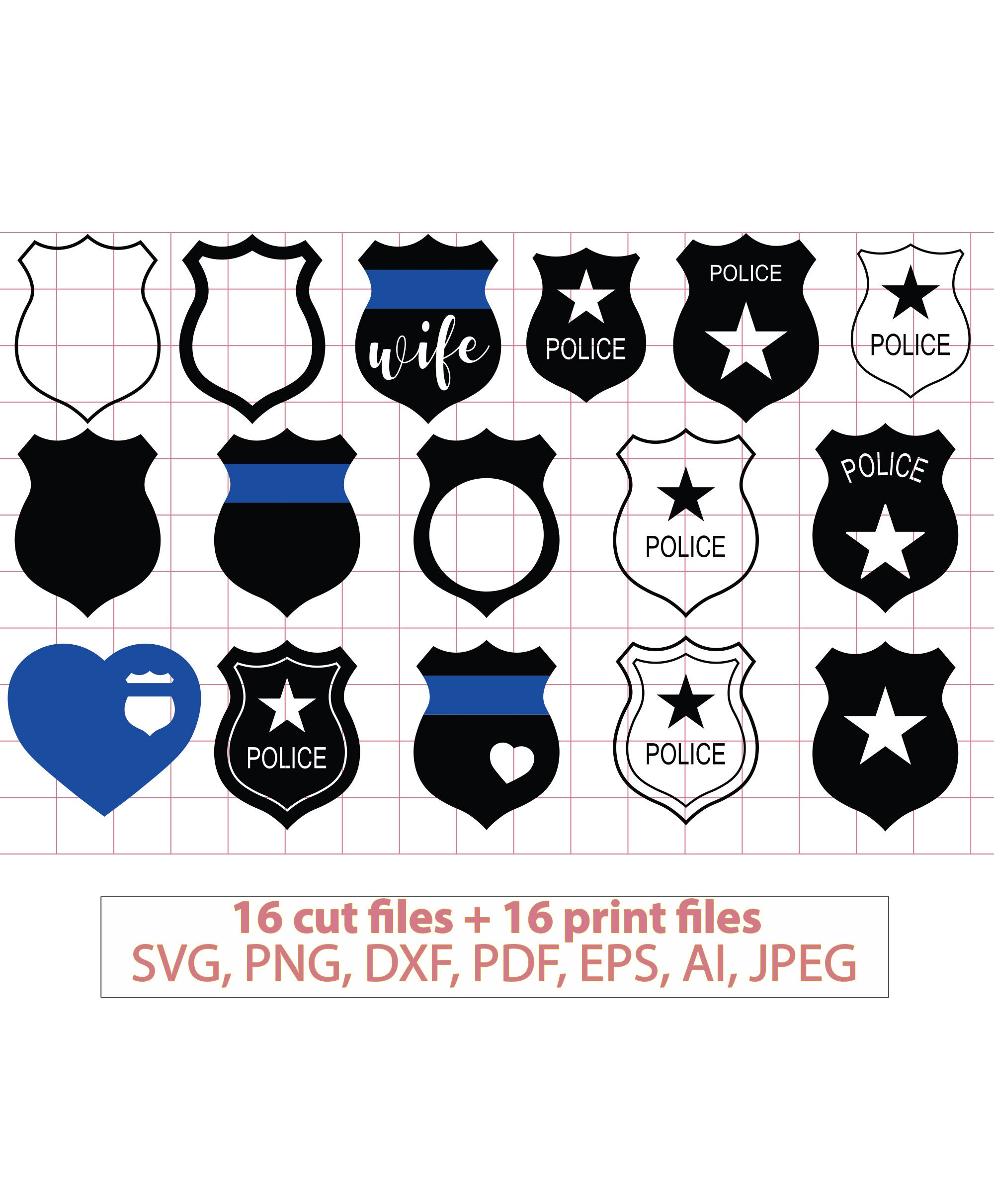 Police Badge Silhouette