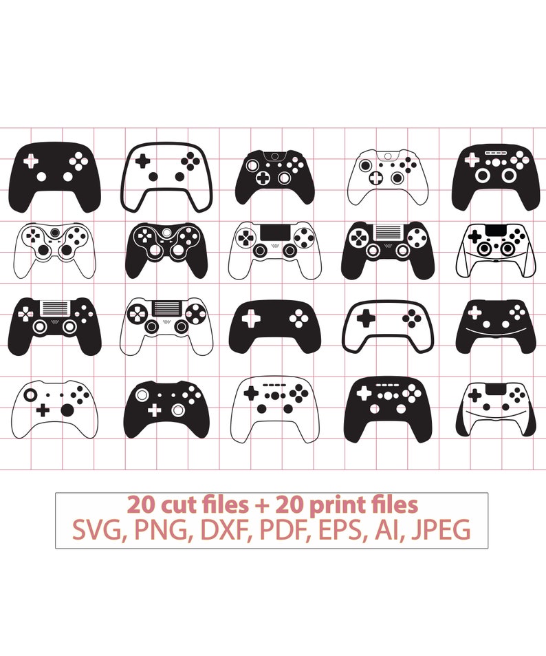 Game Controller Svg Xbox Controller Svg Ps4 Playstation - Etsy Australia