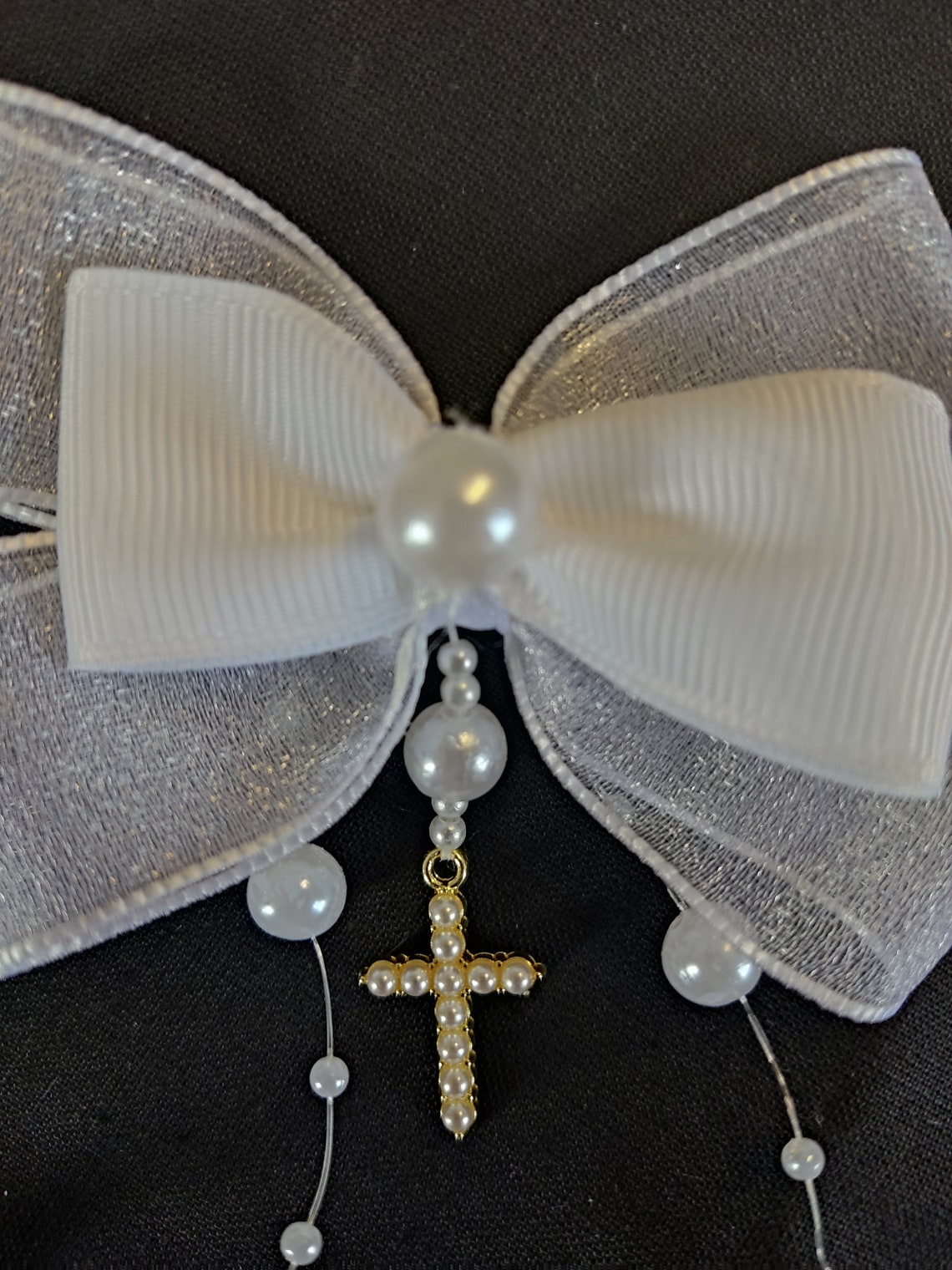Holy Communion Hair Bow - Etsy