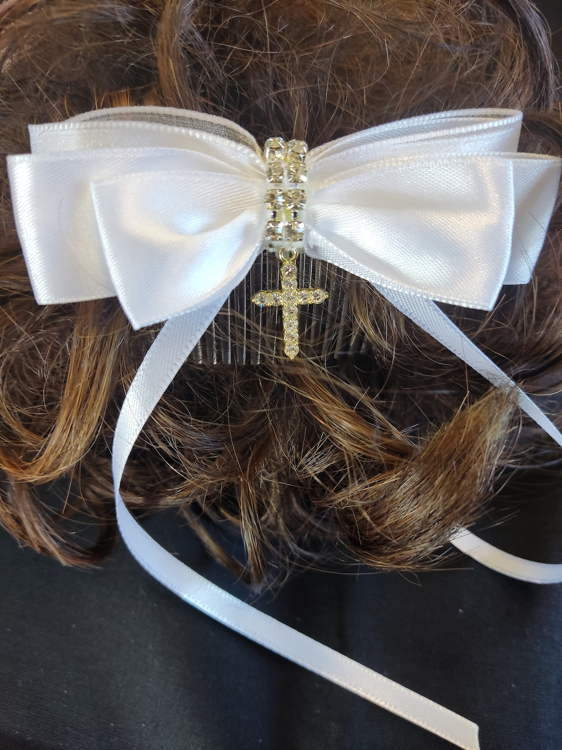 Communion Hair Bow - Etsy