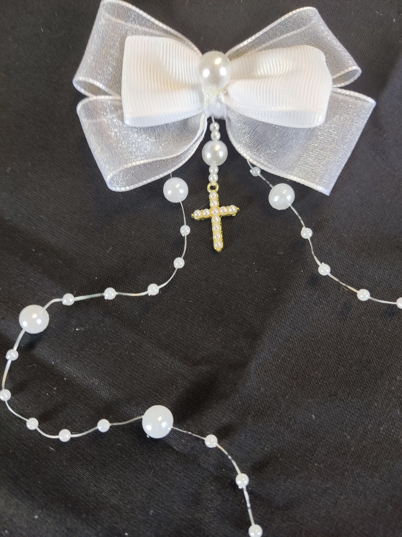 Holy Communion Hair Bow - Etsy