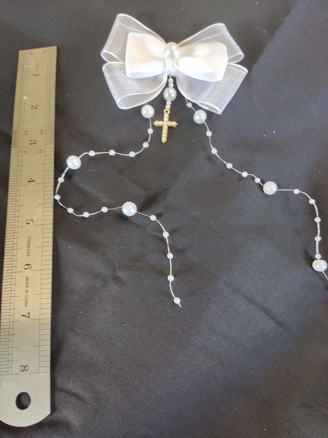 Holy Communion Hair Bow - Etsy