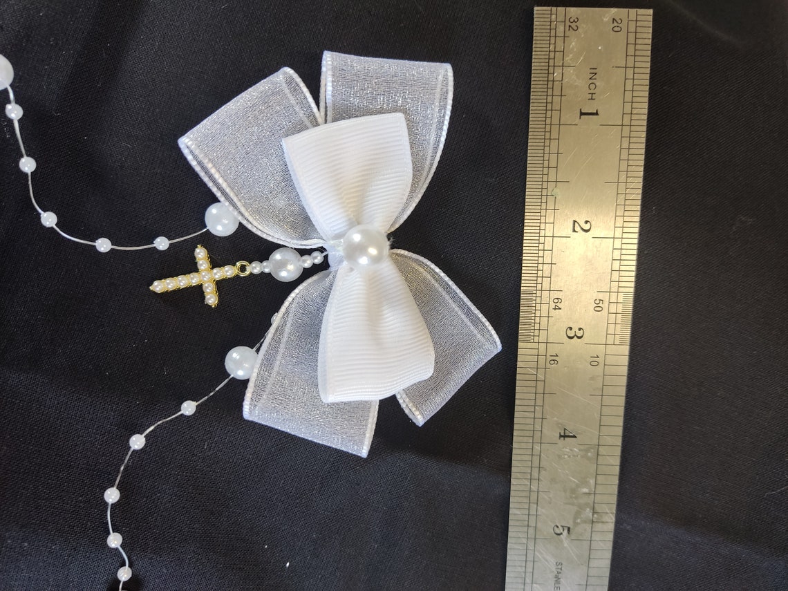 Holy Communion Hair Bow - Etsy