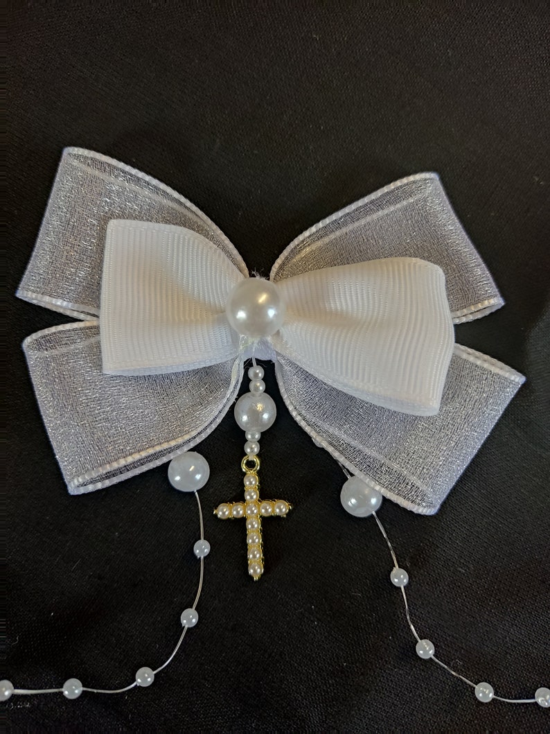Holy Communion Hair Bow - Etsy