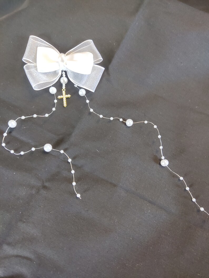Holy Communion Hair Bow - Etsy