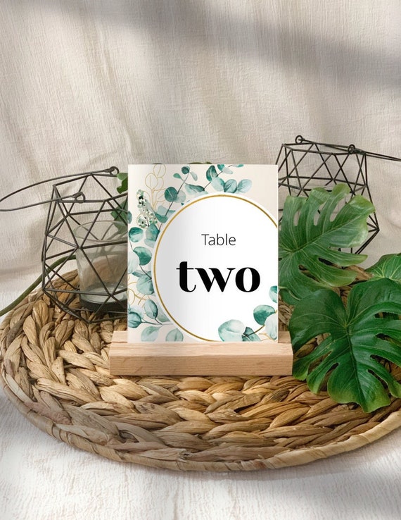 Printable Table Number Template | Etsy