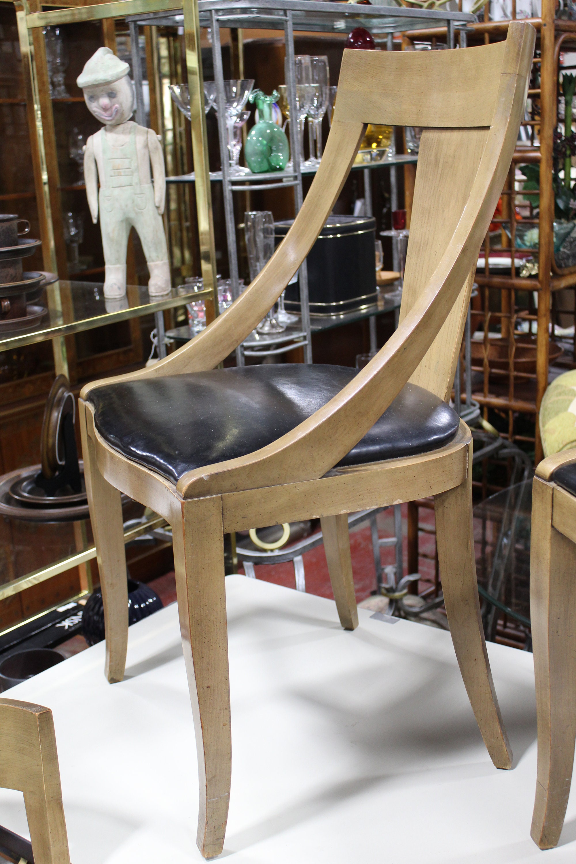 Mid Century Modern Spoon Back Dining Chairs in the Style of Edward ...